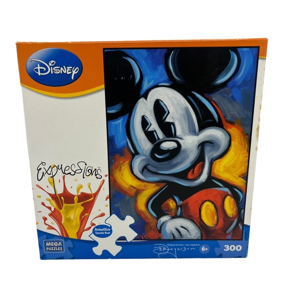 Disney | Toys | Disney Mickey Mouse Jigsaw Puzzle Large Piece | Poshmark